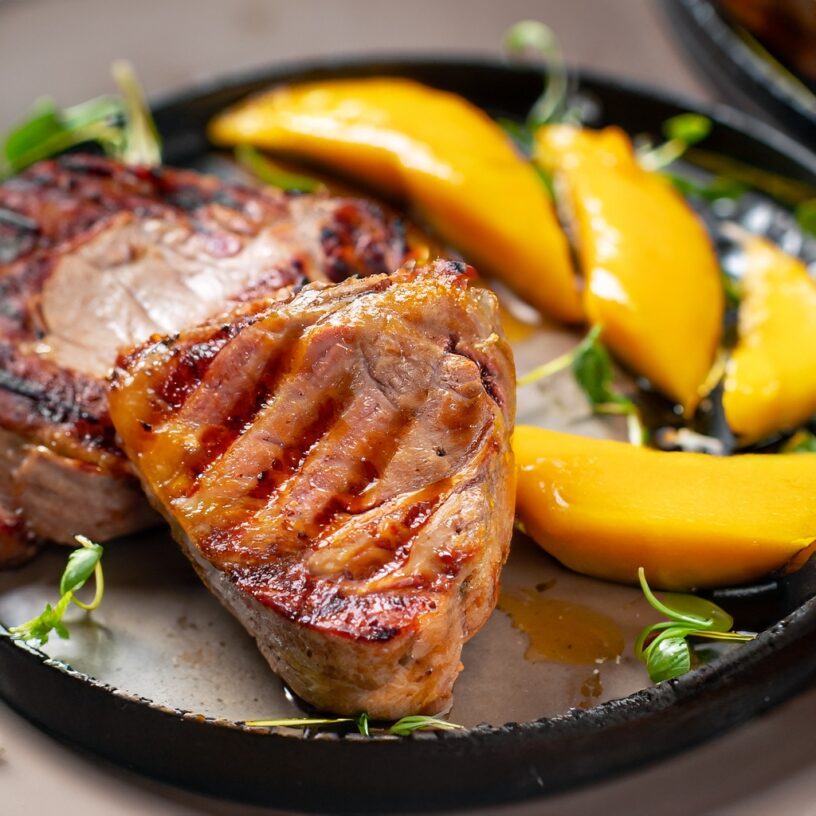 Recette de Filet de porc à la mangue au barbecue