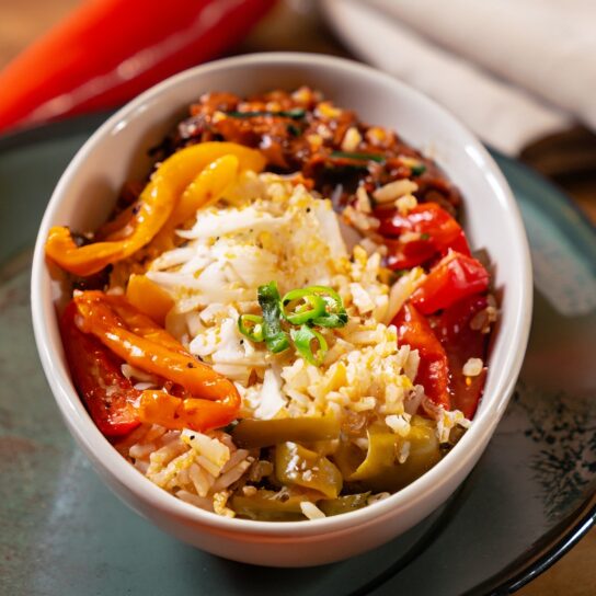 Recette de Le bol de riz du sportif