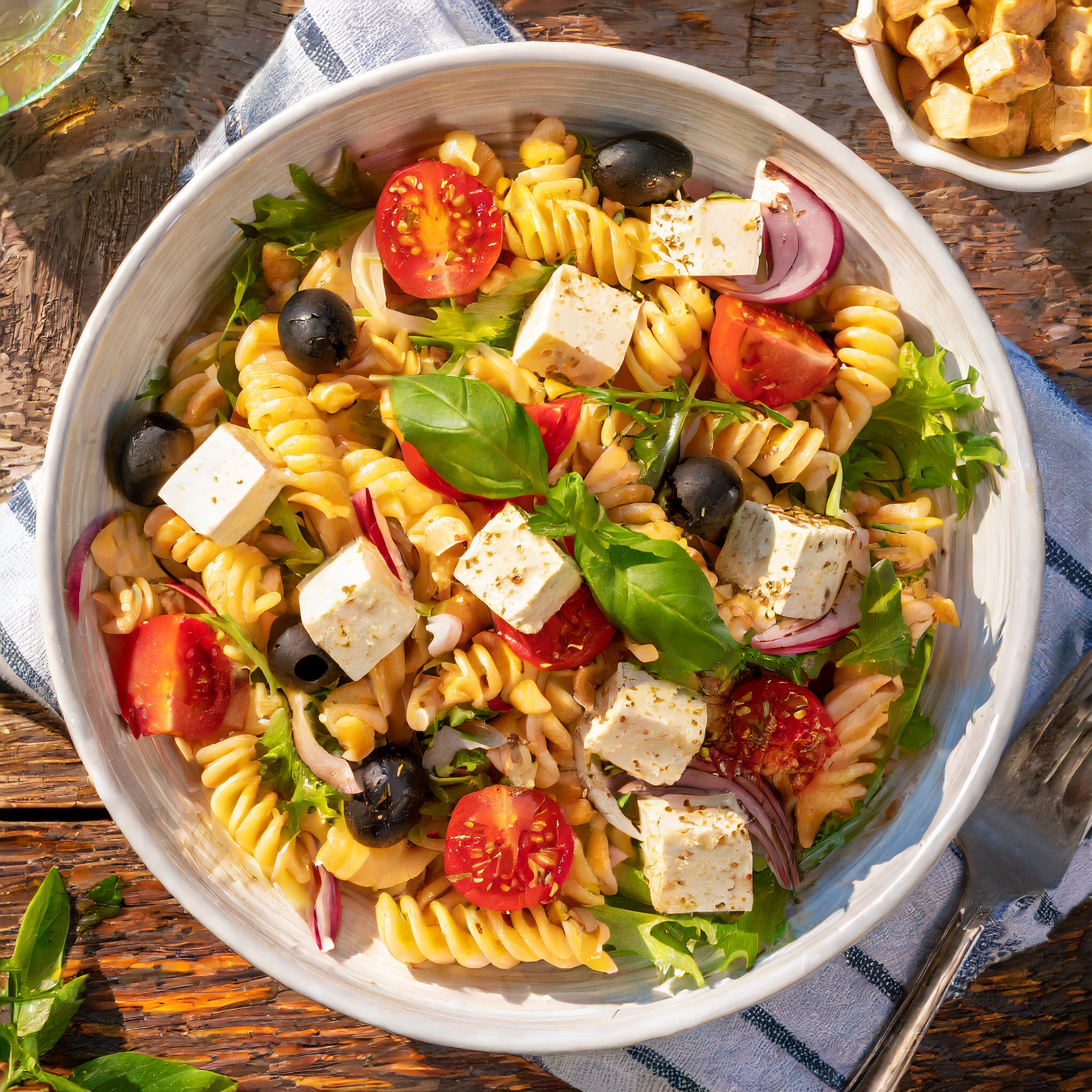 Recette de Salade de pâtes à la grecque
