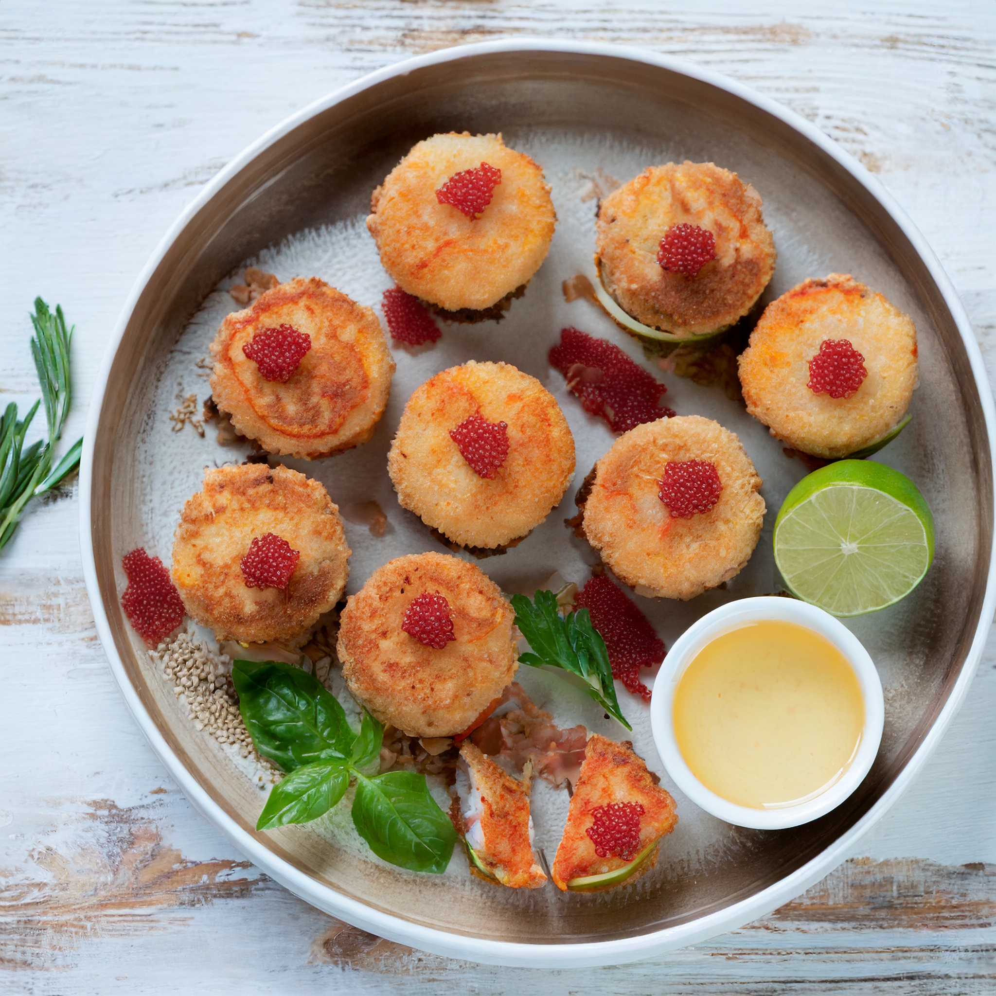 Recette de Mini-croquettes de crabe et de tilapia