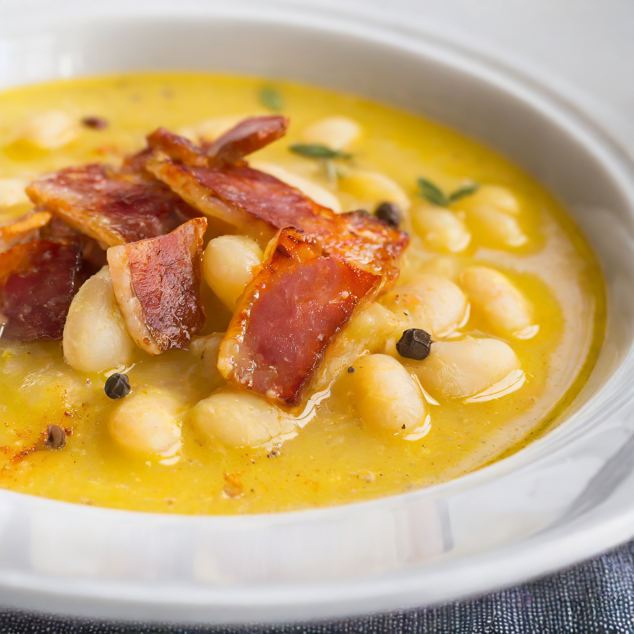 Recette de Potage aux haricots blancs