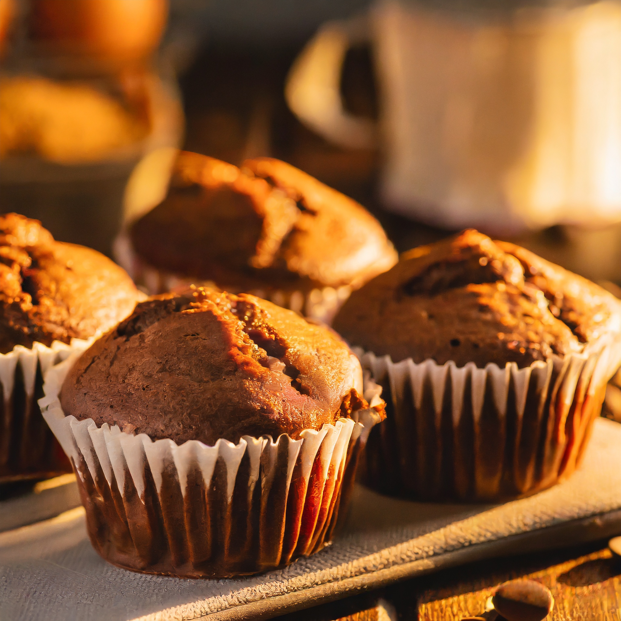 Recette de Muffins choco-courge