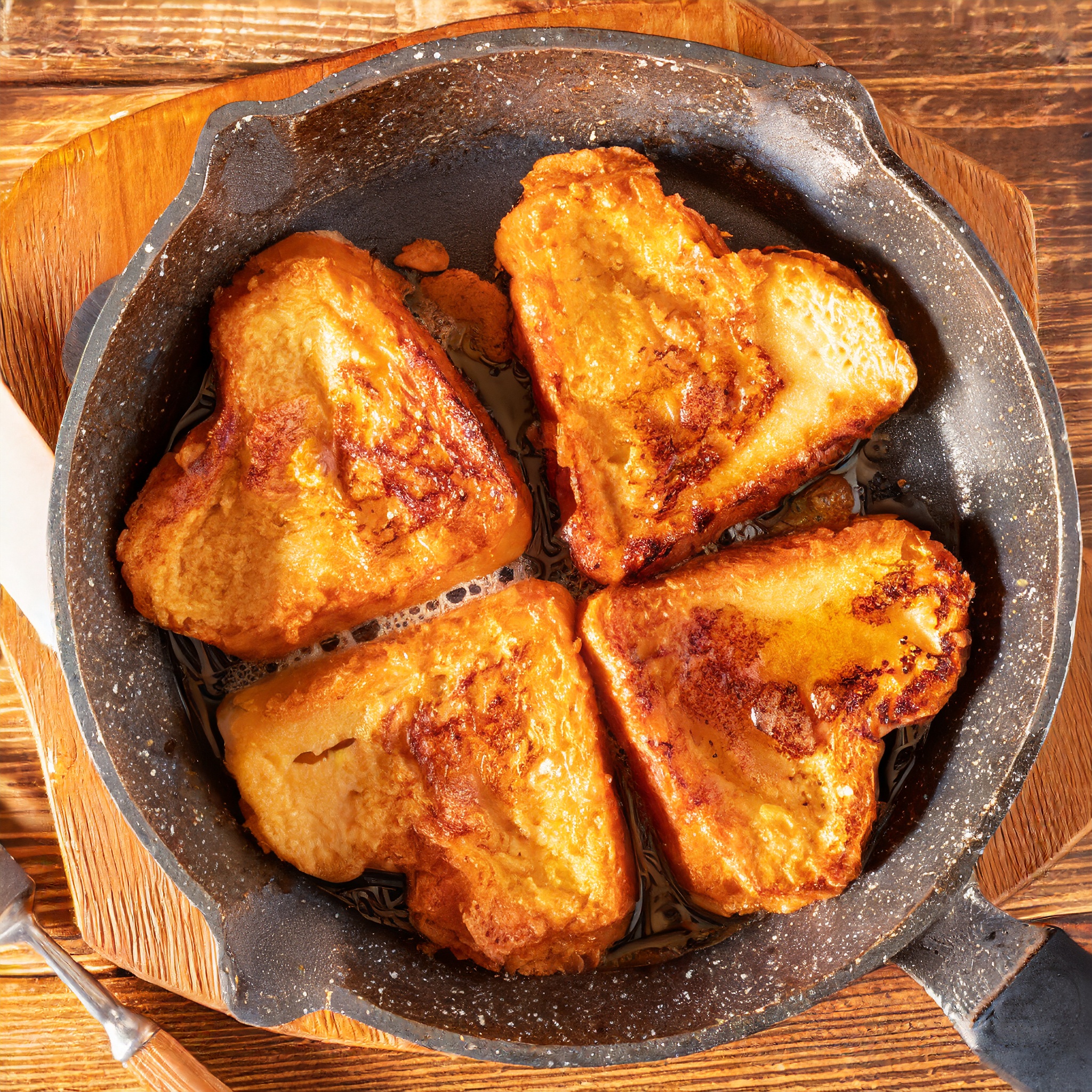 Recette de Frites de pain doré