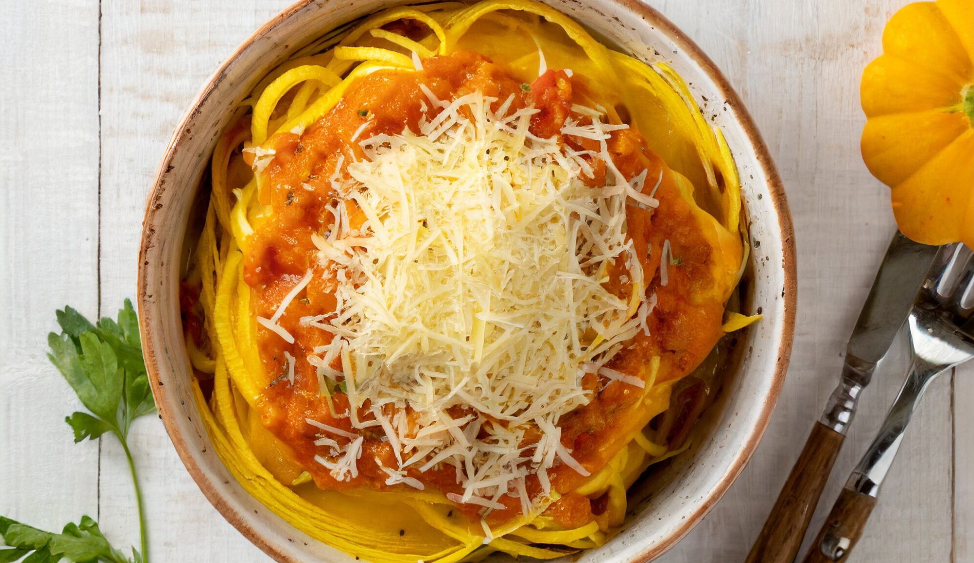 Une recette de courge spaghetti savoureuse de la Cuisine Futé
