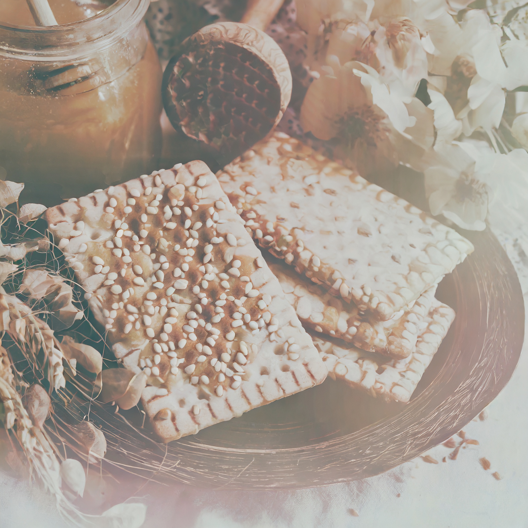 Recette de Craquelins au sésame & au miel