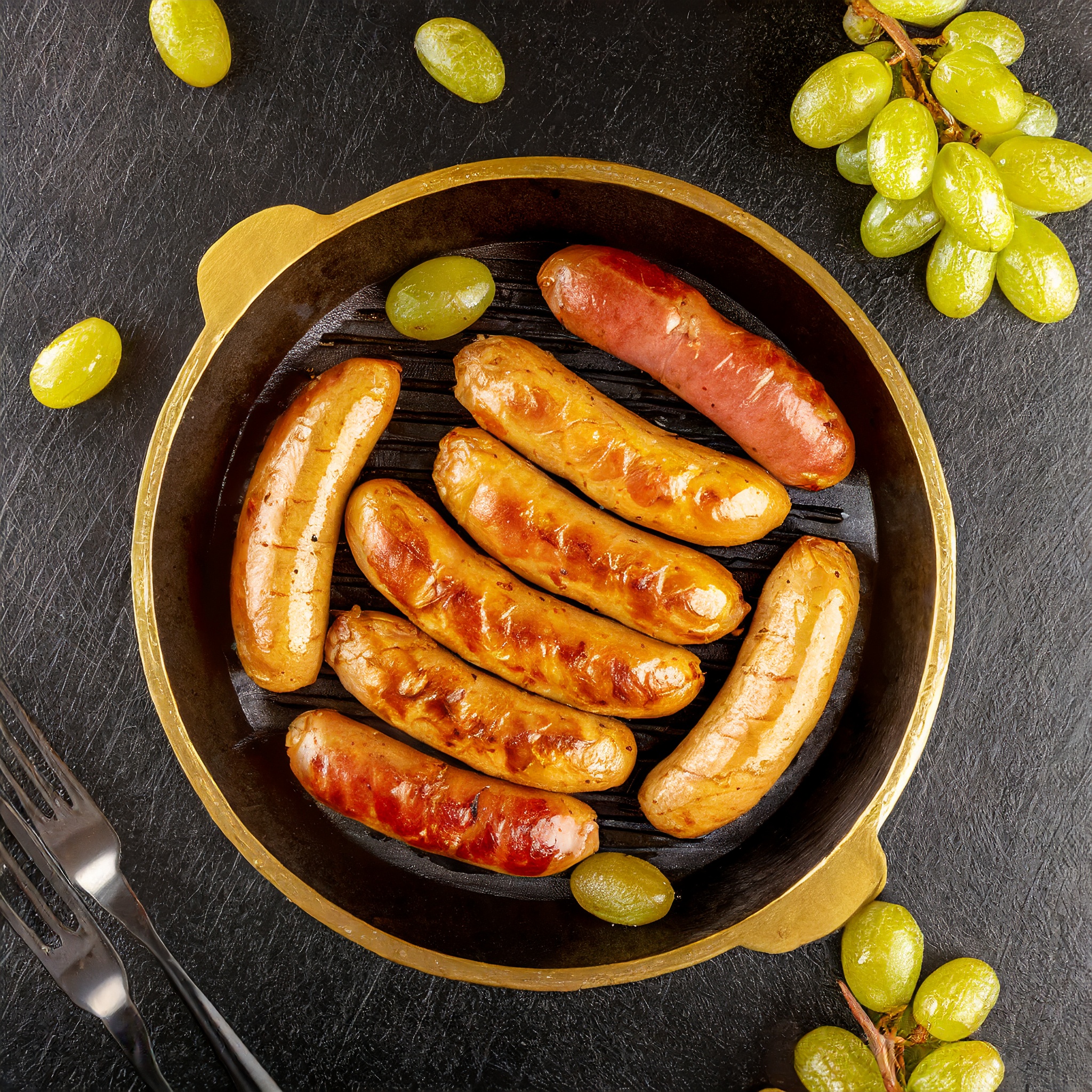 Recette de Saucisses italiennes aux raisins