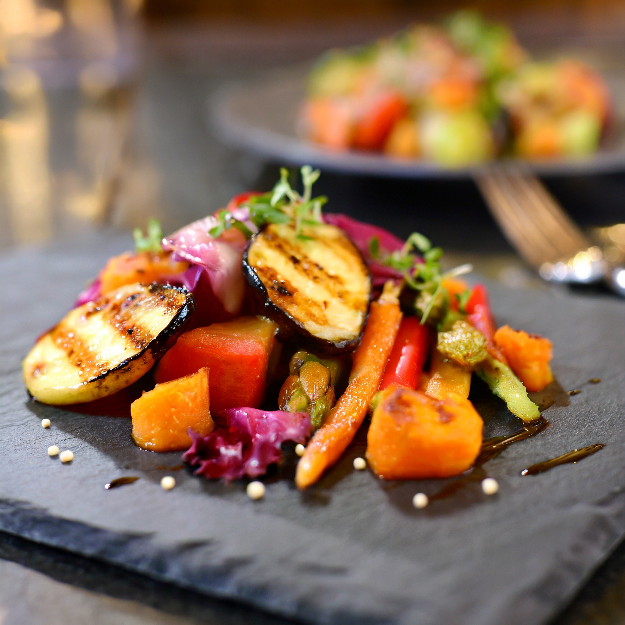 Recette de Salade tiède de légumes-racines