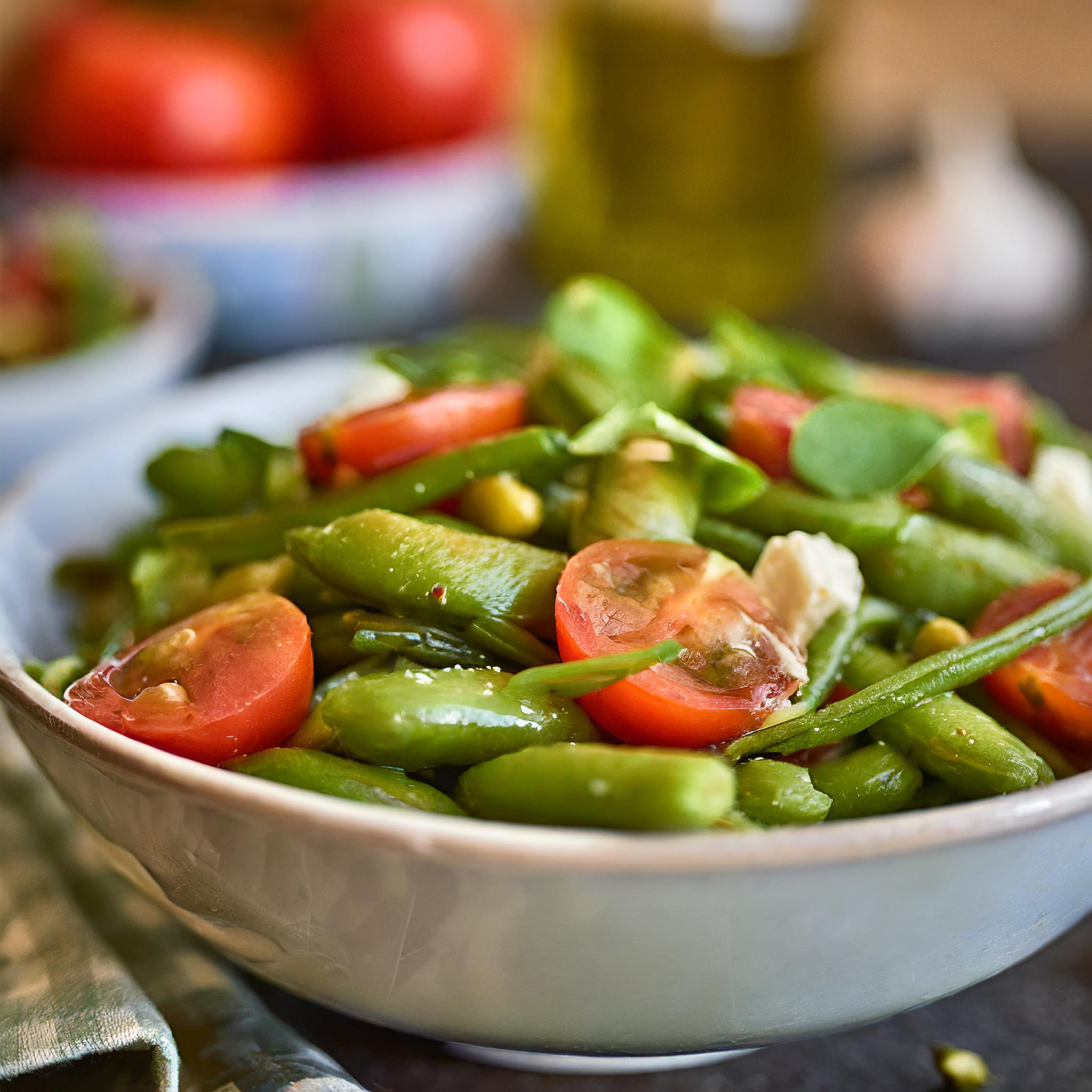 Recette de Salade de haricots verts