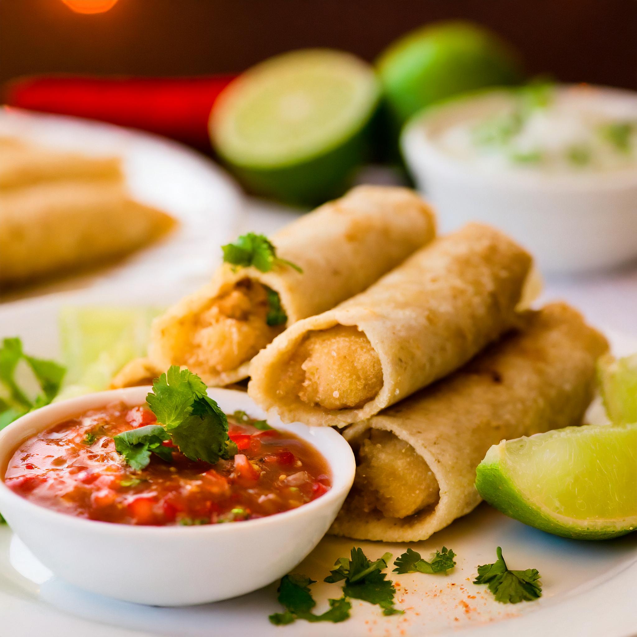 Recette de Taquitos au poulet
