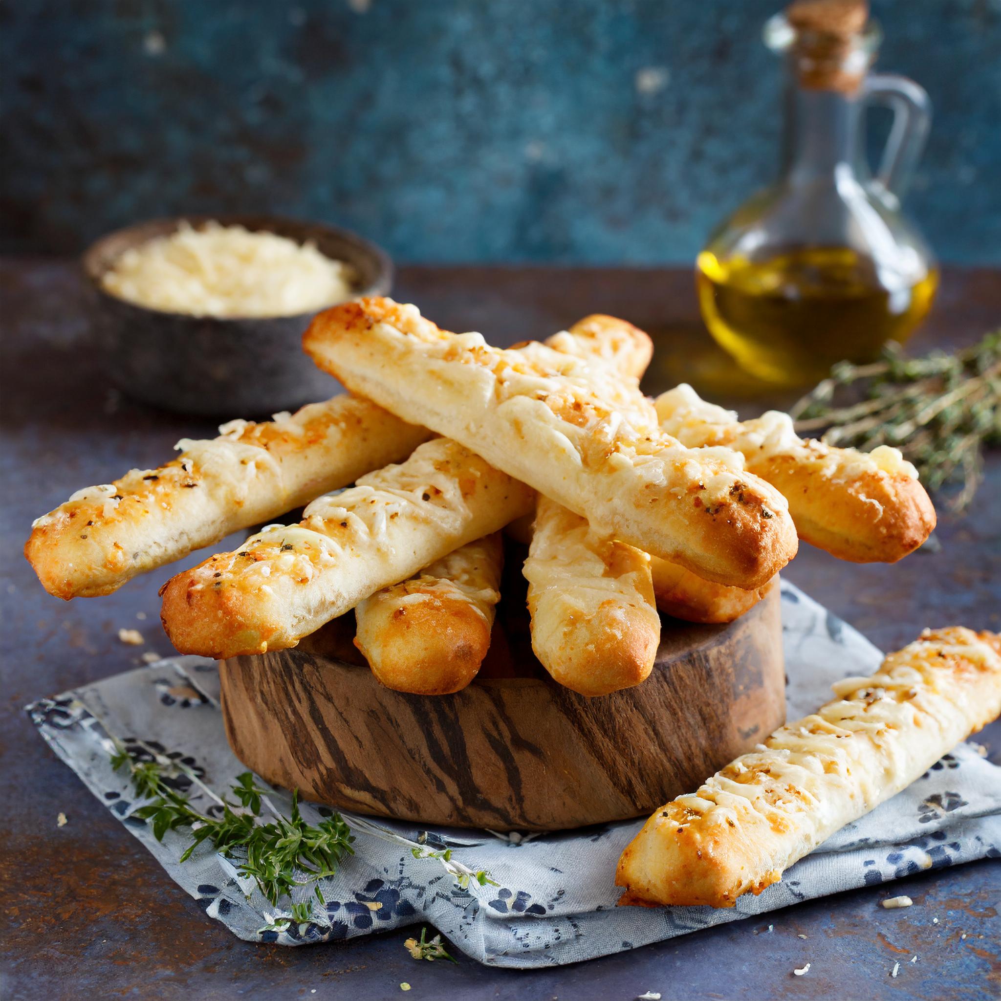 Recette de Bâtonnets de pain au fromage