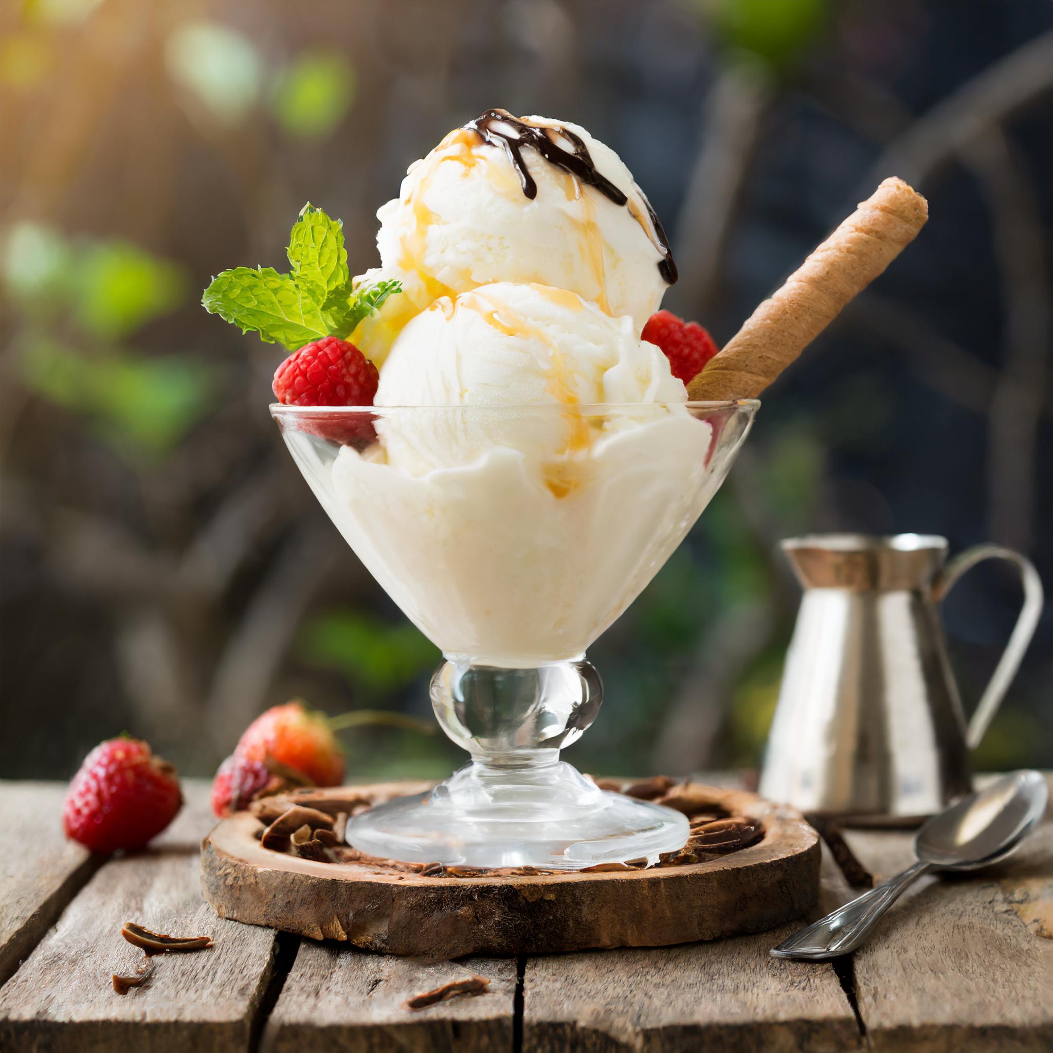 Recette de Crème glacée à la vanille